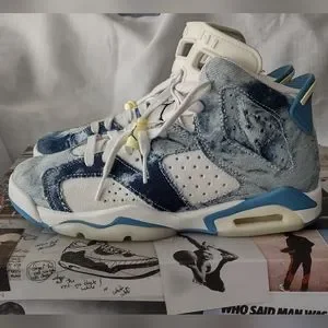 Nike | Shoes | Air Jordan Kids 6 Retro Gs Washed Denim Dm94500 | Poshmark